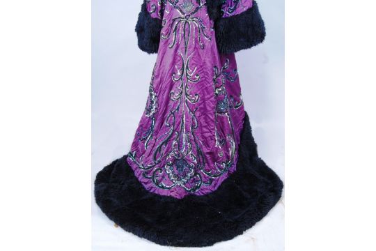 JOHN INMAN PANTOMIME DAME COSTUME: A theatrical long stage coat ...