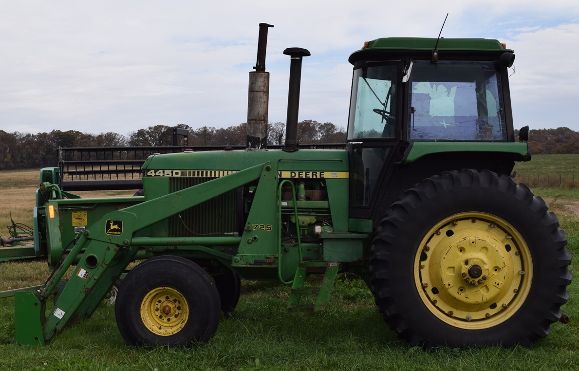 JD 4450 Tractor w/ 725 Loader, Quad Range, Engine Overhauled in Late 90 ...
