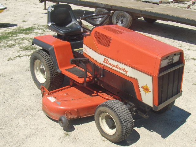 1980 'S SIMPLICITY 20HP SUN STAR SUN STAR 1692454 garden tractor ...