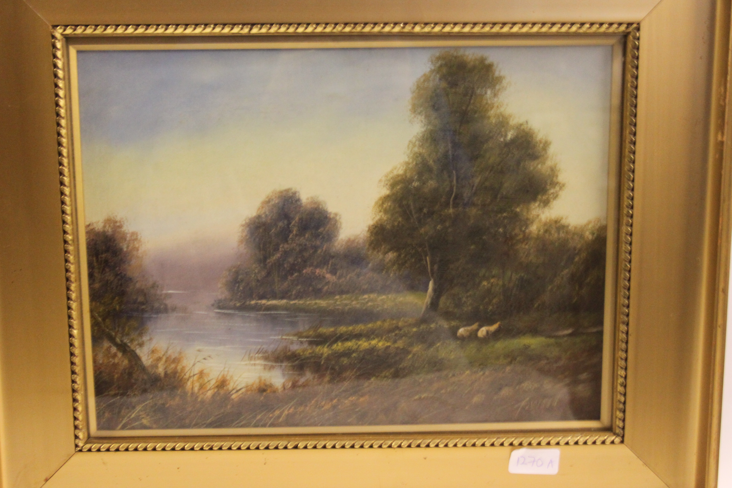 T Wood. A pair of 19th century oil on canvas paintings, Scottish ...