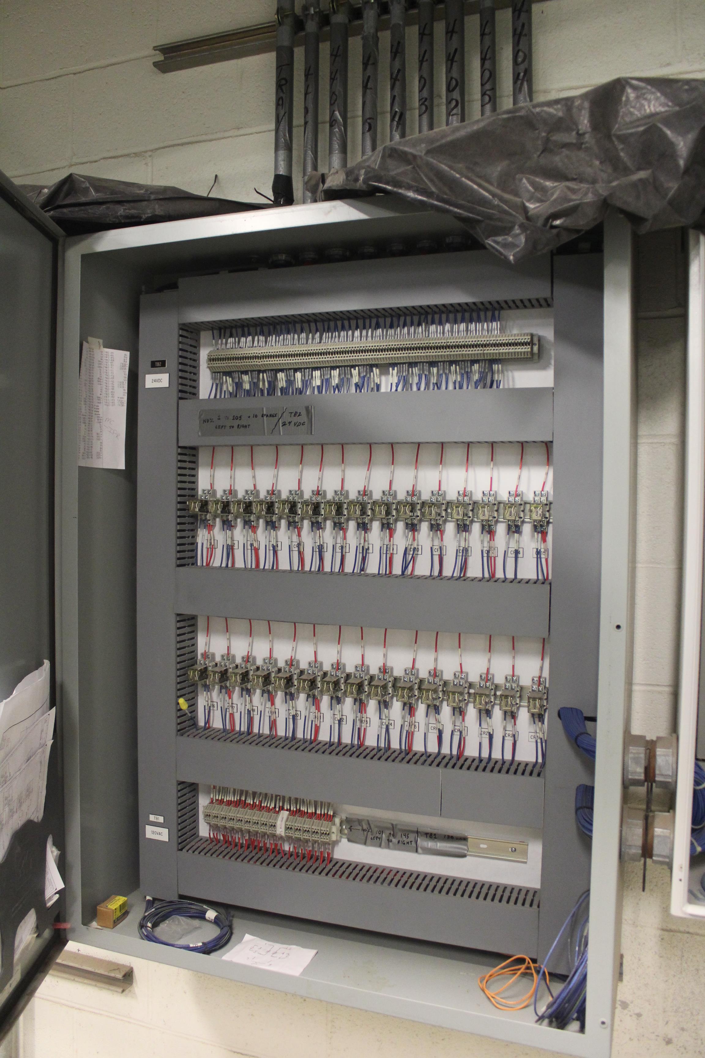 Lot of (2) PLC Control Cabinets | Required Rigging and Loading Fee for ...