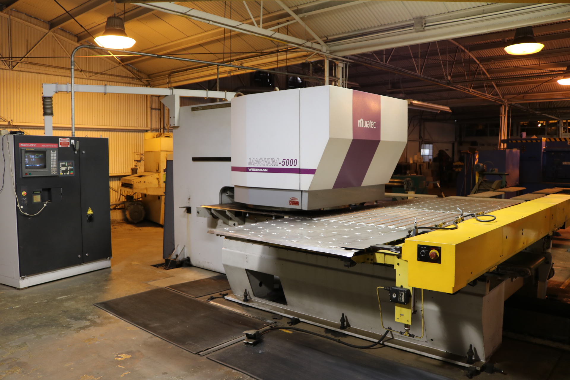 MURATEC WIEDEMANN MAGNUM 5000 TURRET PUNCH PRESS, MURATEC TALKATIVE PV ...