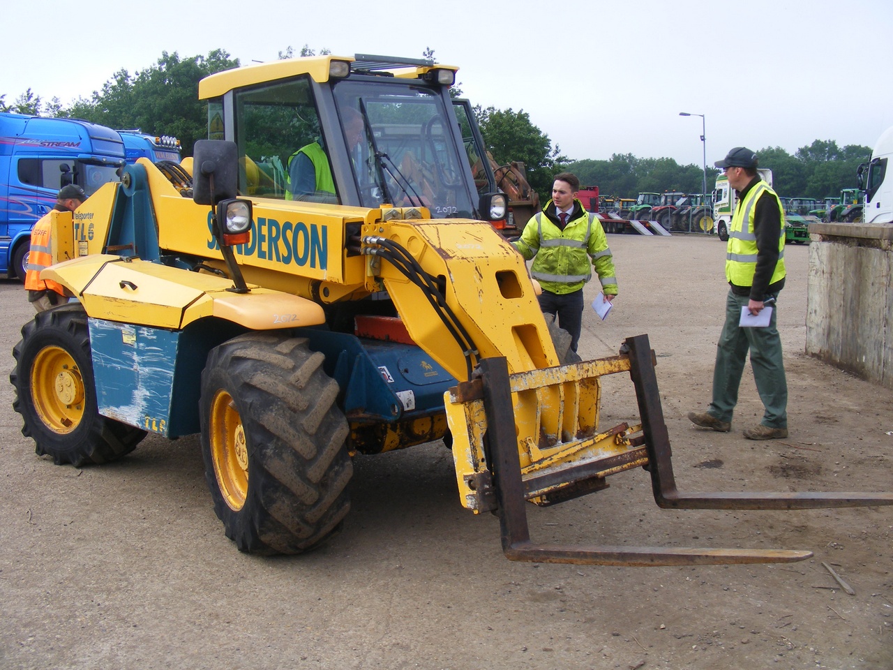 Sanderson TL6 Telehandler. V5 will be supplied Reg. No. R257 CJN