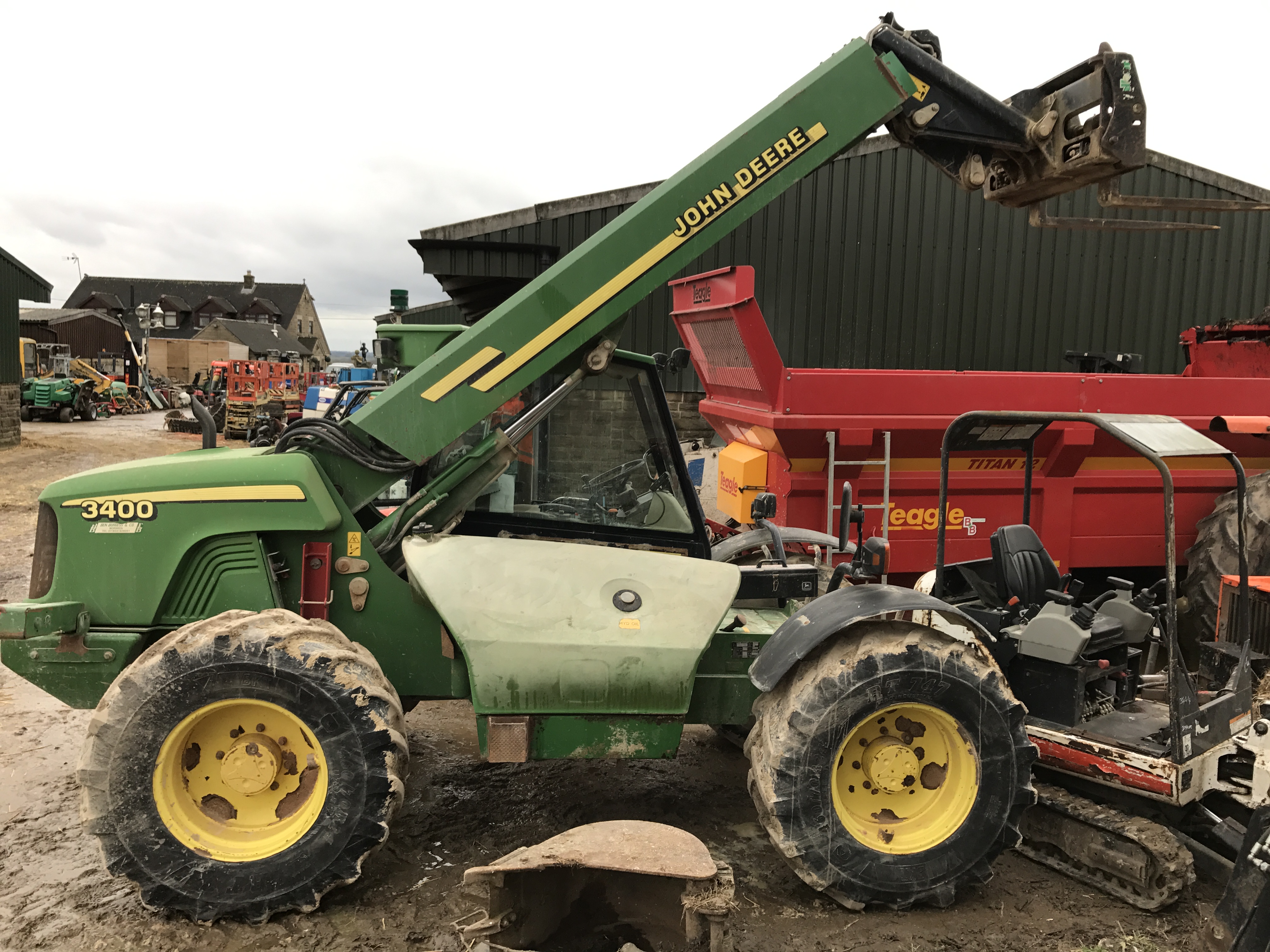 DS - 2002/51 REG JOHN DEERE 3400 TELEHANDLER, GOOD WORKING ORDER *PLUS ...