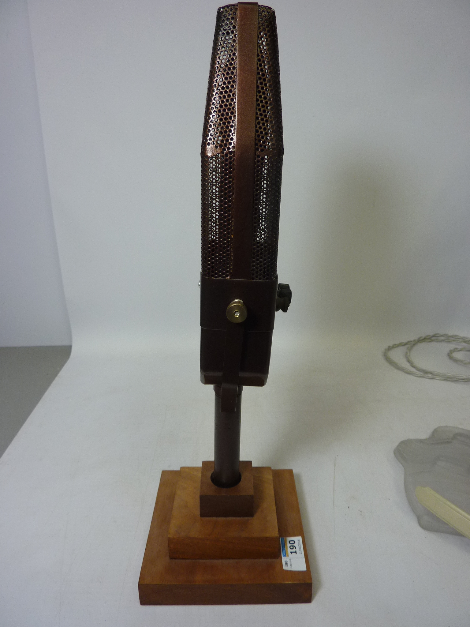 Vintage BBC Marconi Type A style microphone on stand H49cm Condition ...