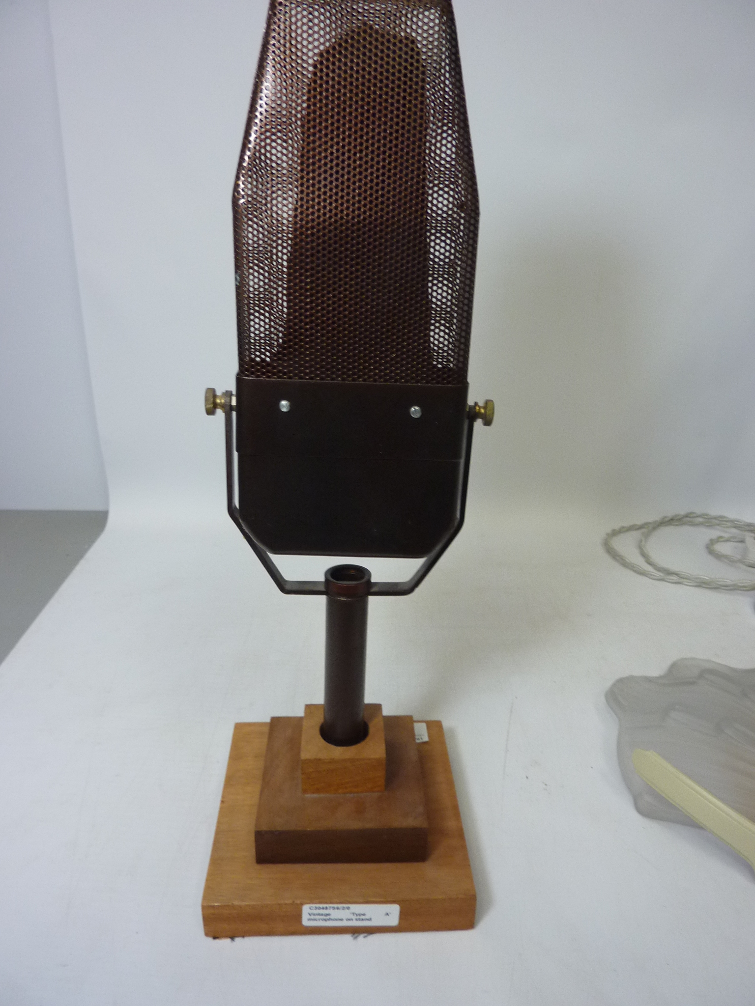 Vintage BBC Marconi Type A style microphone on stand H49cm Condition ...