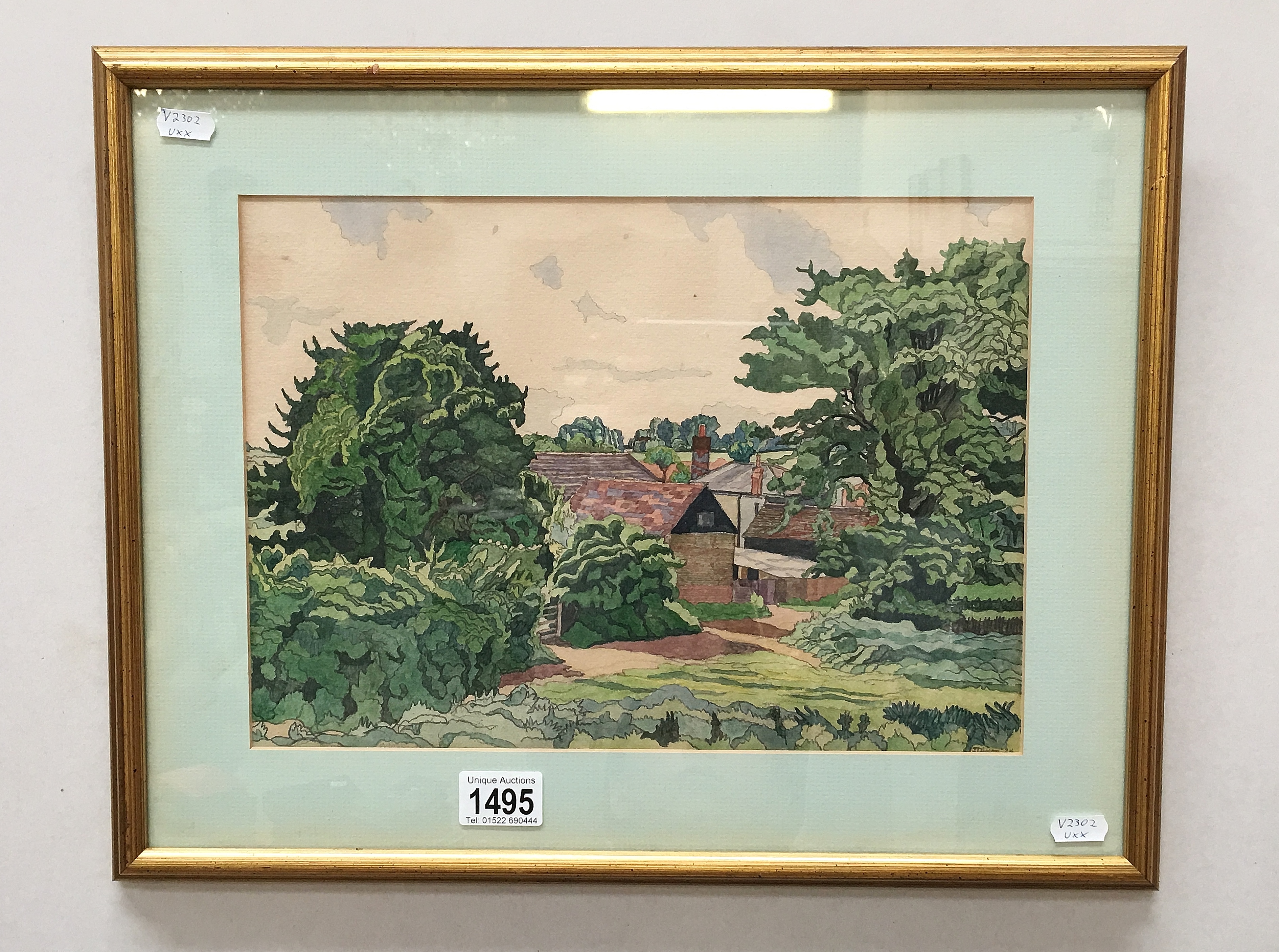 An Irish watercolour signed J Dixon '24 (James Dixon 1887 - 1970 ...