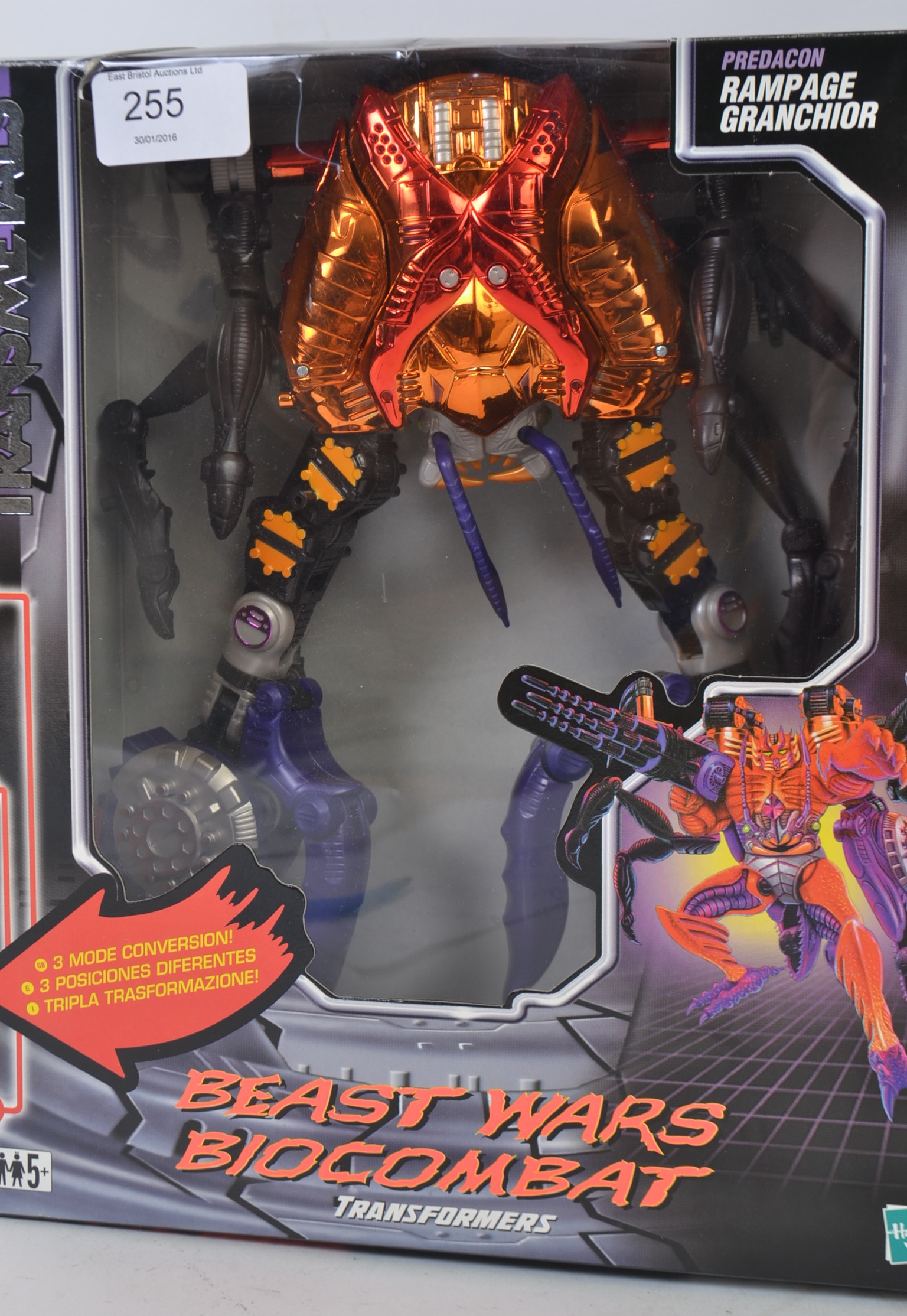 TRANSFORMERS: Two Hasbro Beast Wars Biocombat Transformers - Rampage ...