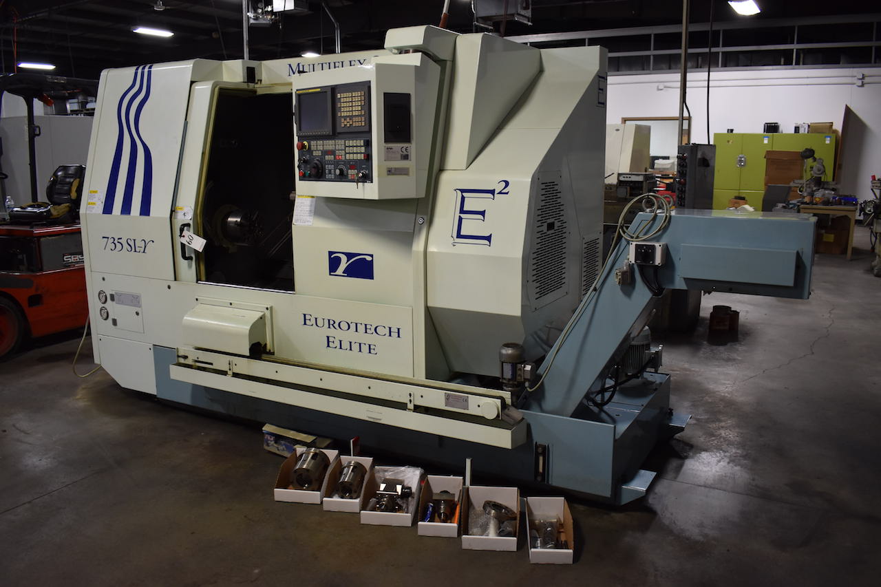 EUROTECH ELITE MULTIFLEX SERIES MODEL 735 SL-Y CNC TURNING CENTER: S/N ...