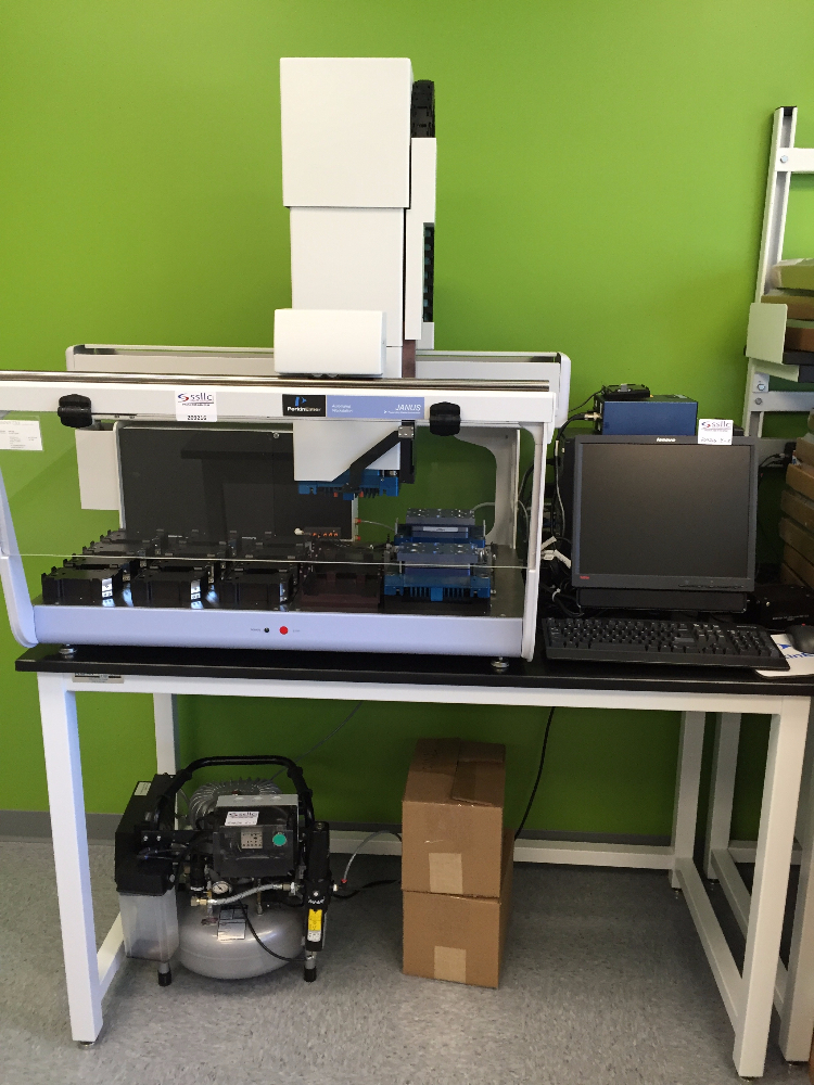 Perkin Elmer Janus Automated Liquid Handler, Model JANUS Standard, SN ...