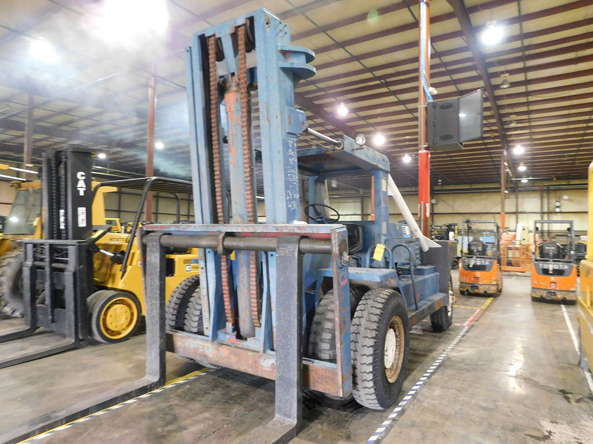 TAYLOR 30,000 LB. CAPACITY FORKLIFT; 82'' FORKS, 2-STAGE MAST ...