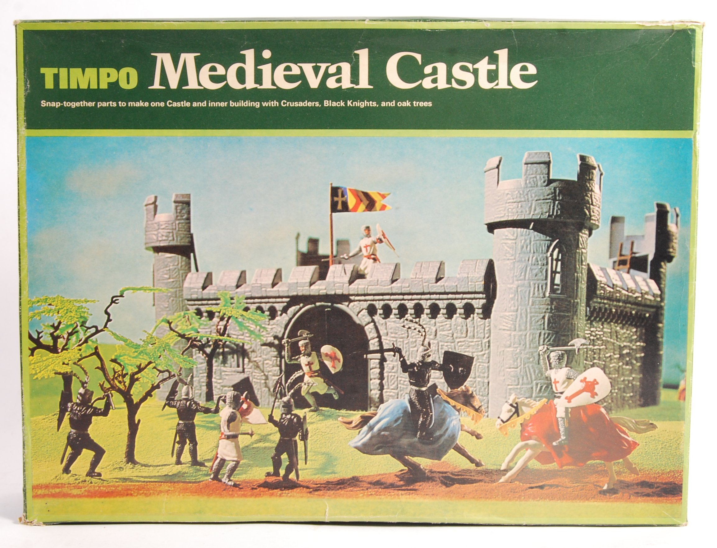 An original vintage Timpo Toys made ' Medieval Castle ' plastic figure ...