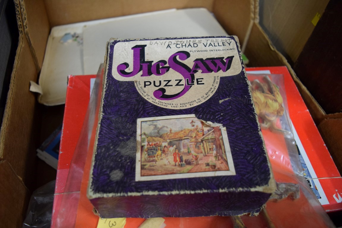 Pastimes: a collection of vintage jigsaw puzzles.