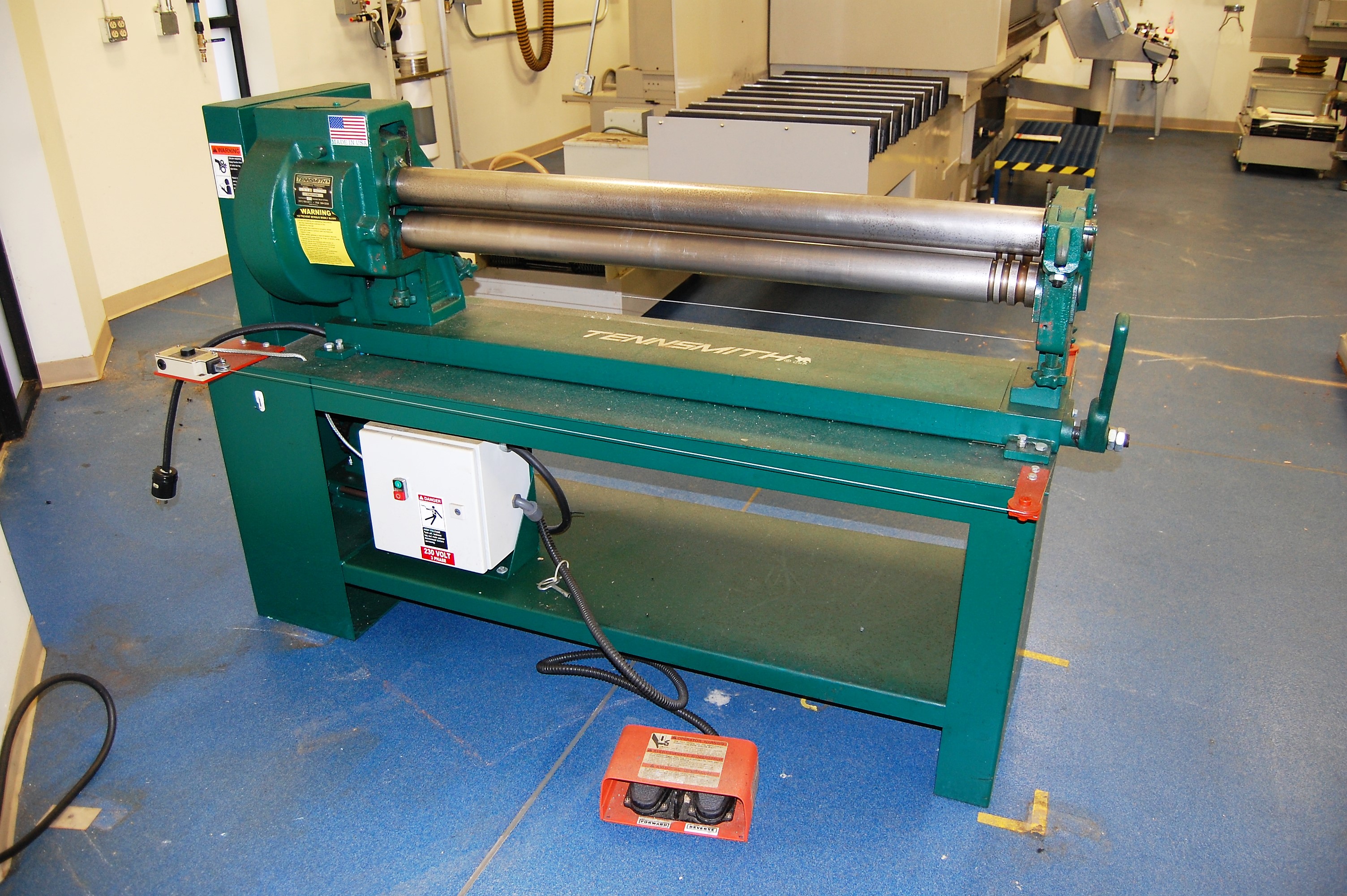 Tennsmith Model SR48P 48" x 16 Gauge Powered Slip Roll, Serial Number ...