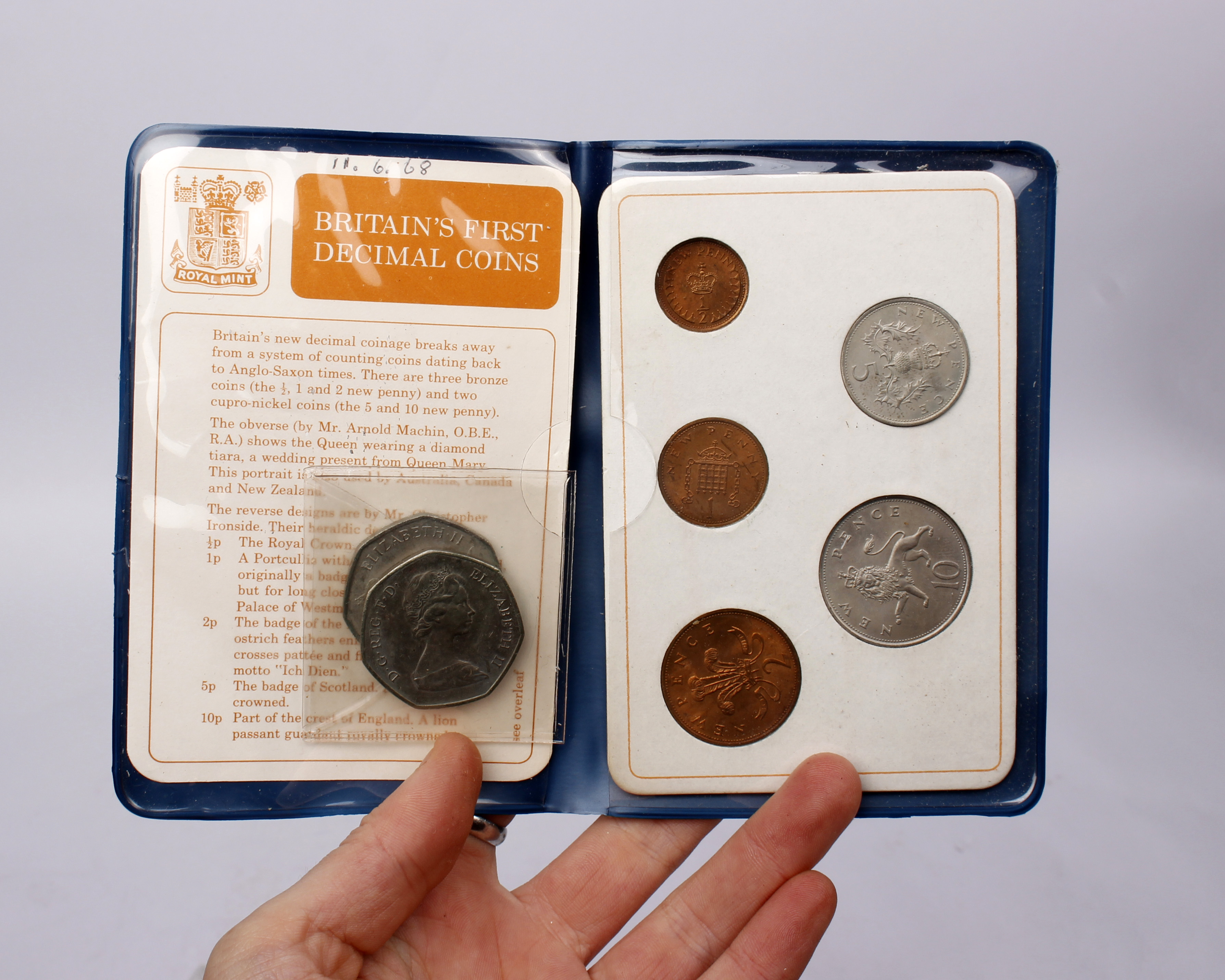 A collection of UK pre decimal coinage.