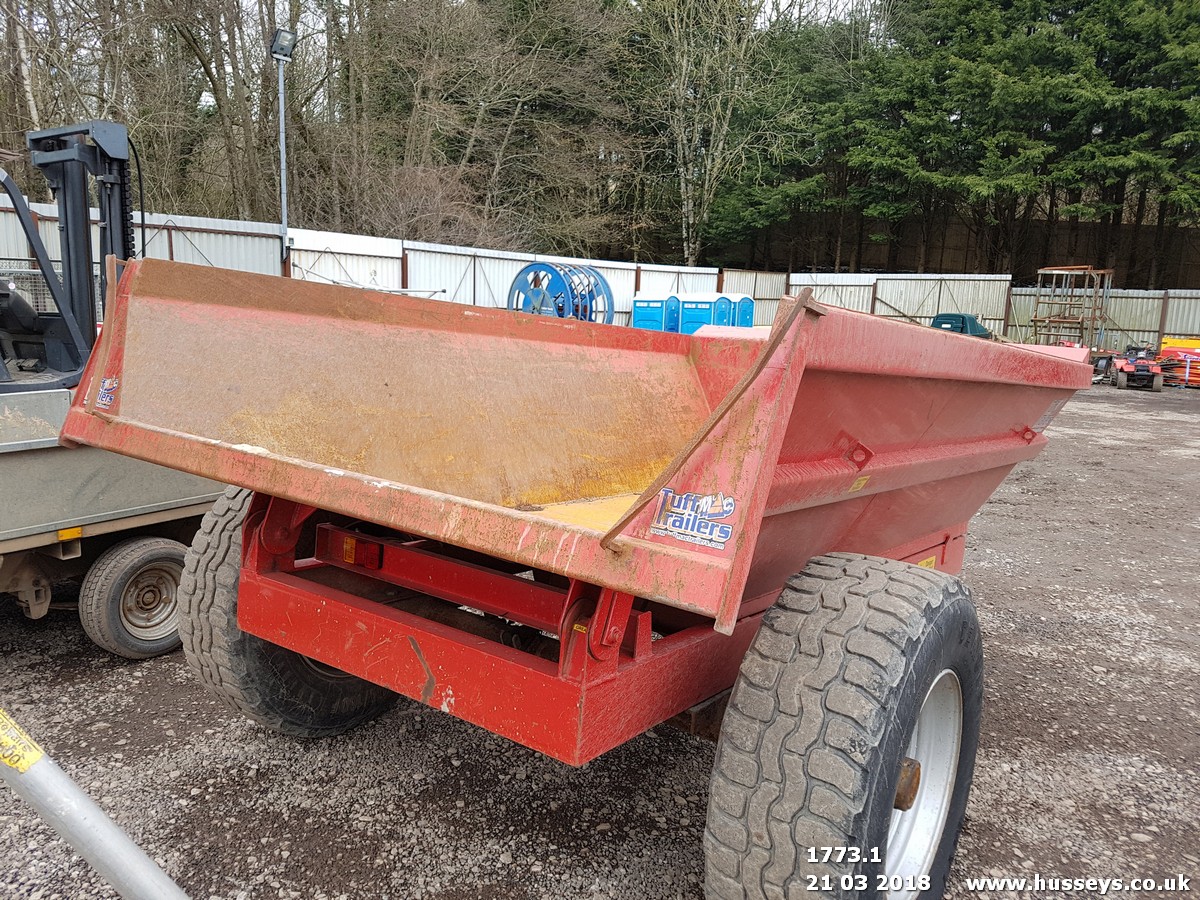 TUFFMAC 8 TONNE DUMP TRAILER Note: Buyers Premium is 10.00% capped at £ ...