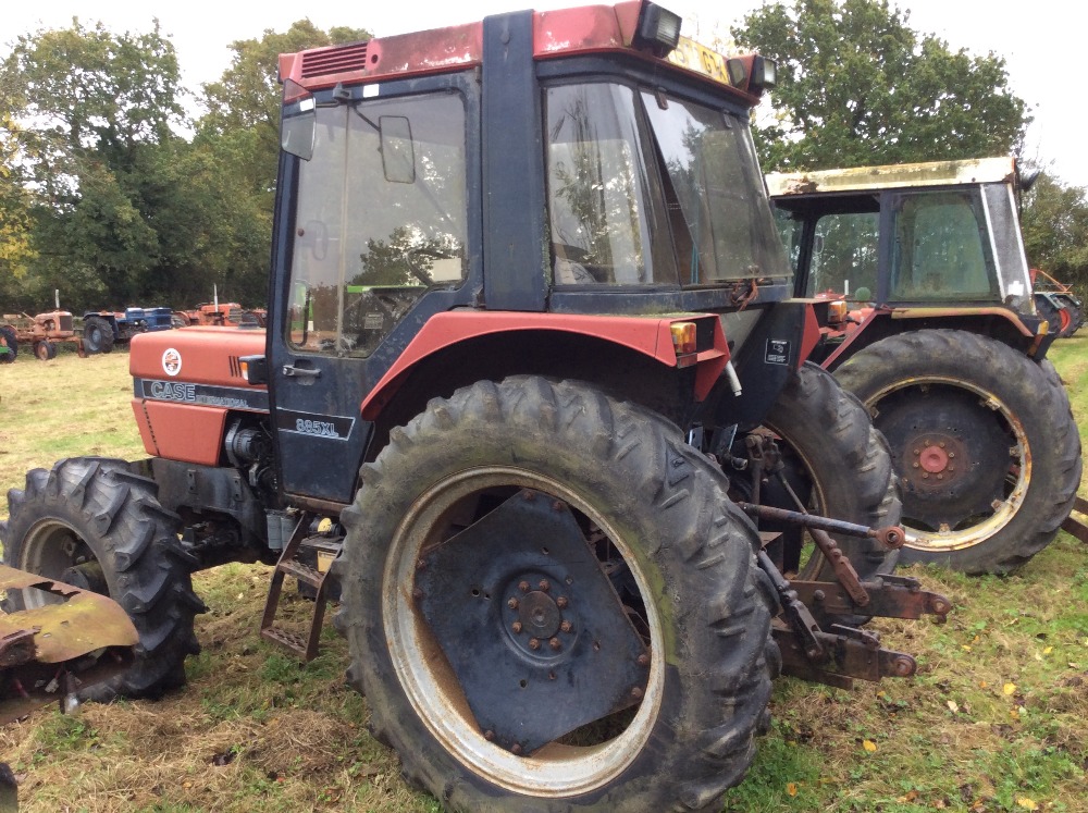 Case International 885 XL 4WD tractor. 1987. Registration E558 GDX ...