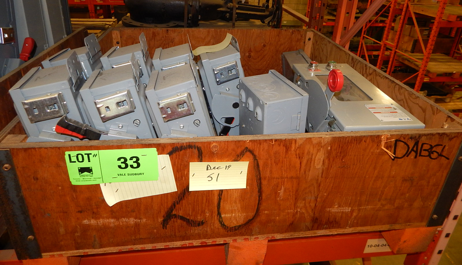 LOT/ DISCONNECT BOXES (CMD)