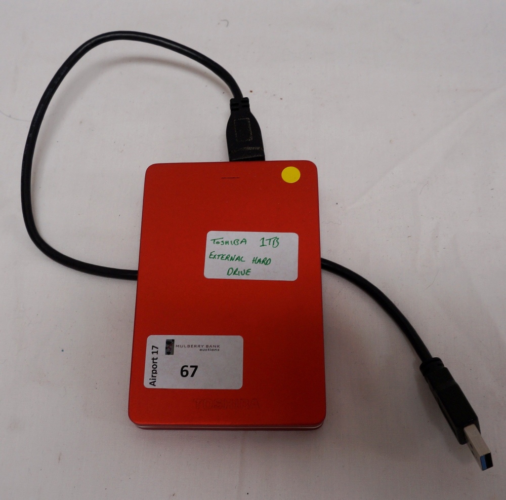 TOSHIBA DTH310 1TB EXTERNAL PORTABLE HARD DRIVE serial number ...