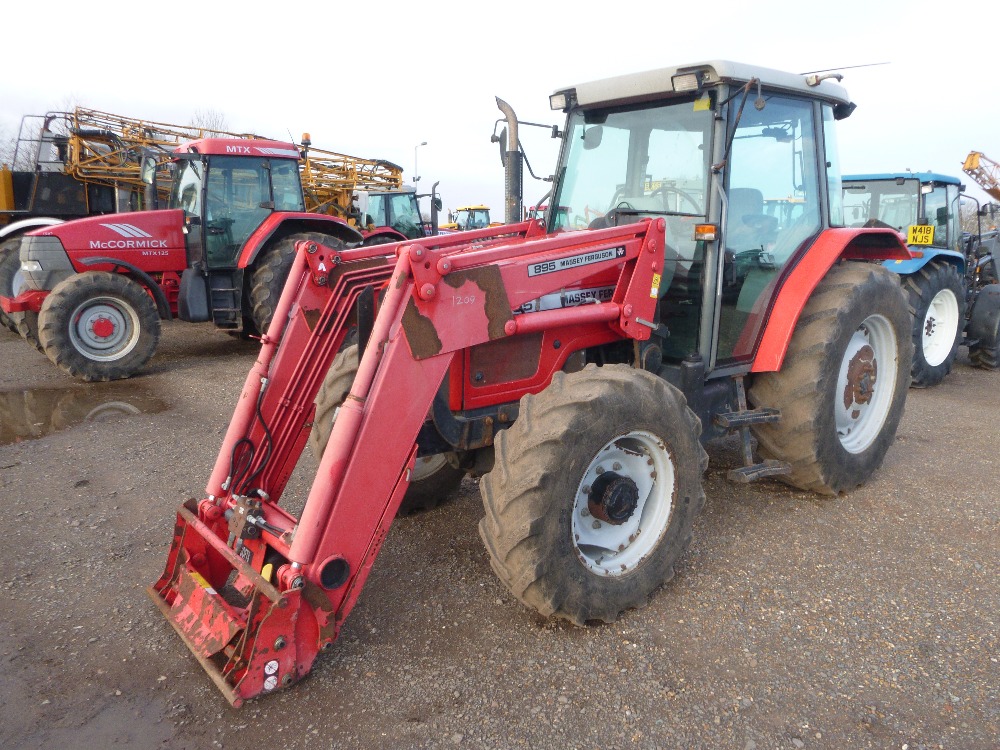 Massey Ferguson 4355 Tractor with MF 895 Front Loader Ser No L22068