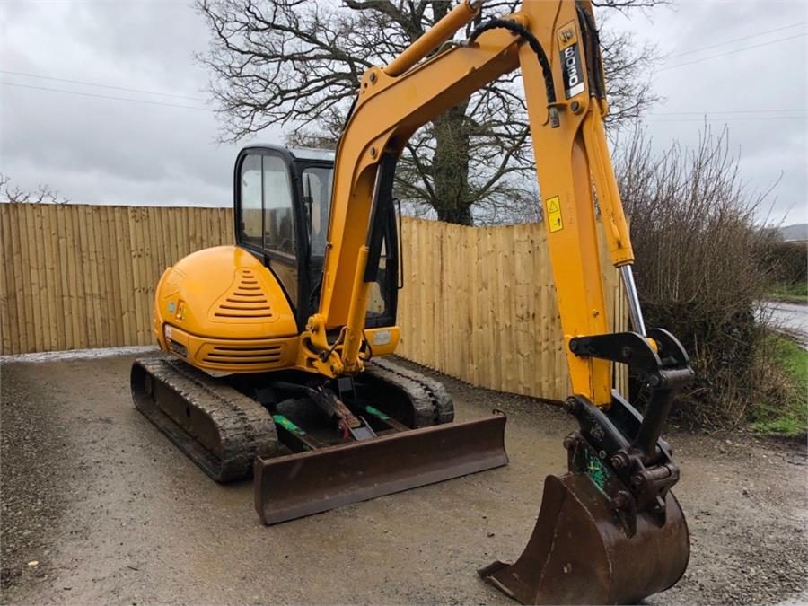JCB 8060 6 TON MINI DIGGER EXCAVATOR THREE BUCKETS QUICK HITCH. 6 TON ...