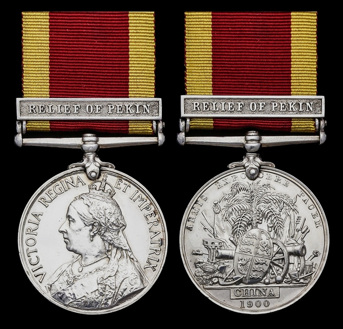 (x) The Boxer Rebellion Medal awarded to Lieutenant-Commander W. G ...