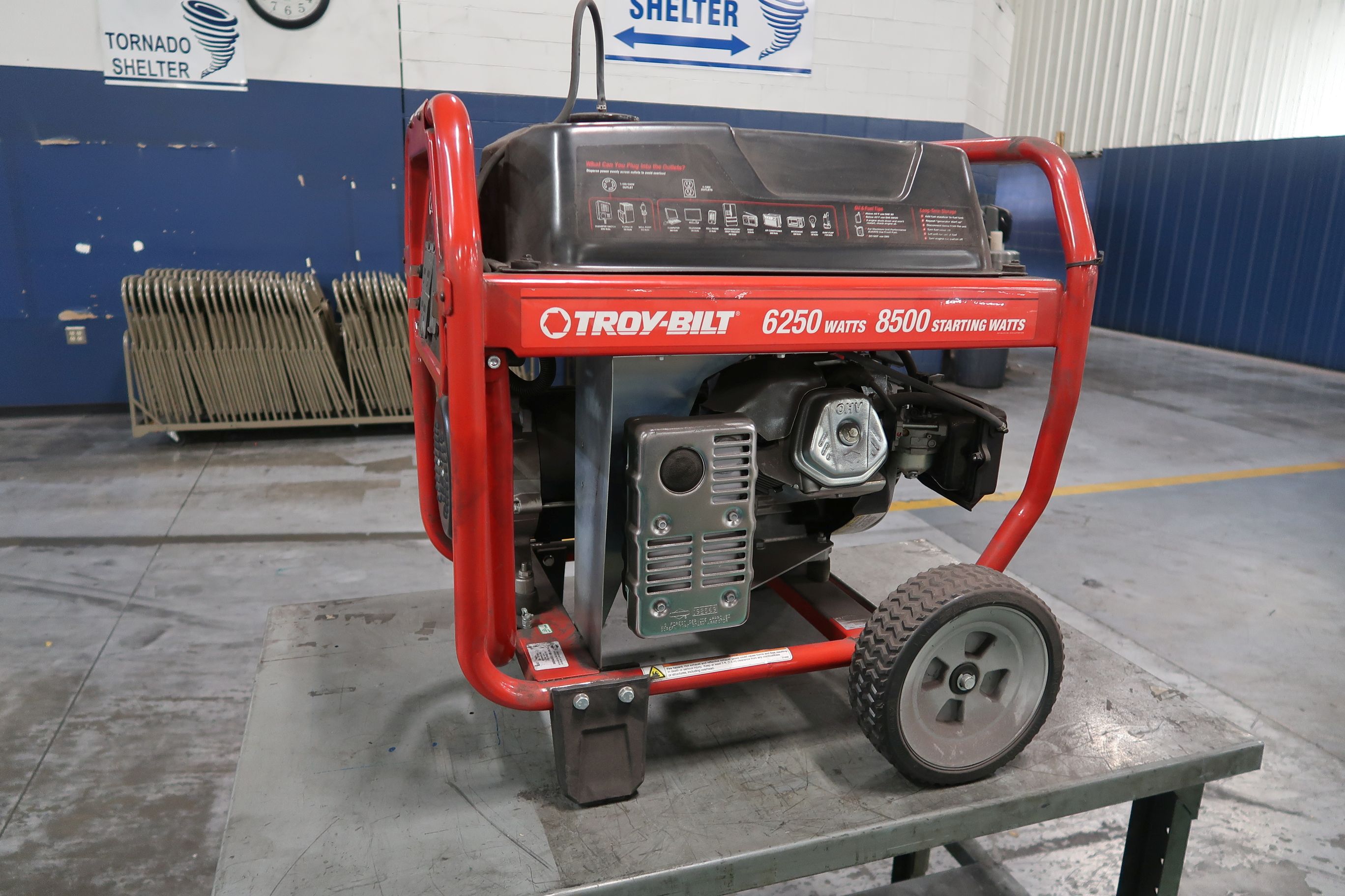 6,250 WATT TROY-BILT GASOLINE POWERED PORTABLE GENERATOR