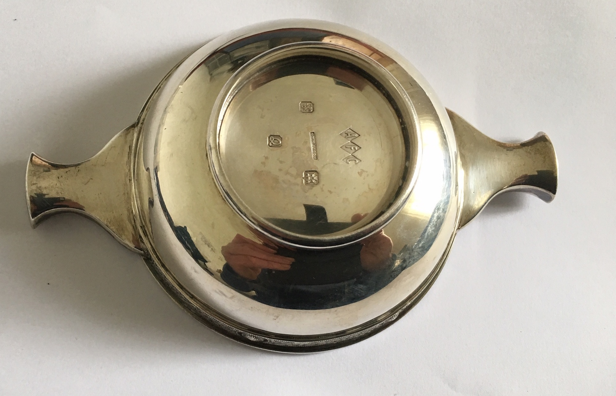 Vintage Scottish Silver Quaich with Edinburgh Hallmarks - 155mm at the ...