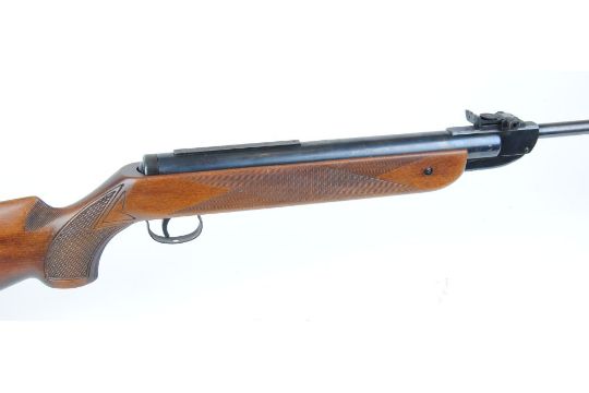.22 Original Model 35, c.1960, break barrel air rifle with tunnel fore ...