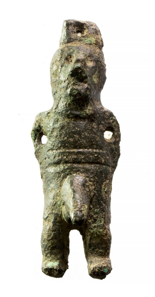 Roman Bronze Figurine of Priapus. A small figurine of Priapus, the ...