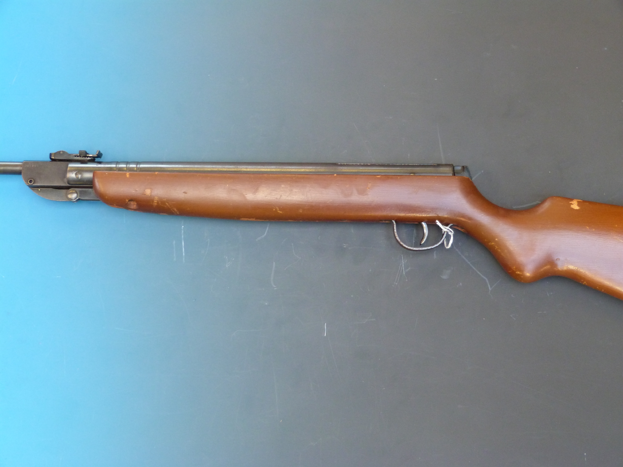 A Haenel model 302 .177 air rifle, serial number 381861
