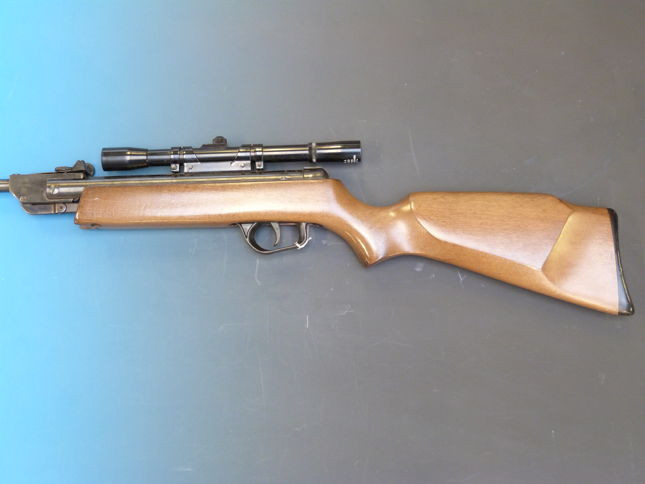 An ASI Rangemaster .22 air rifle SN165771 and ASI 4 X 20 scope