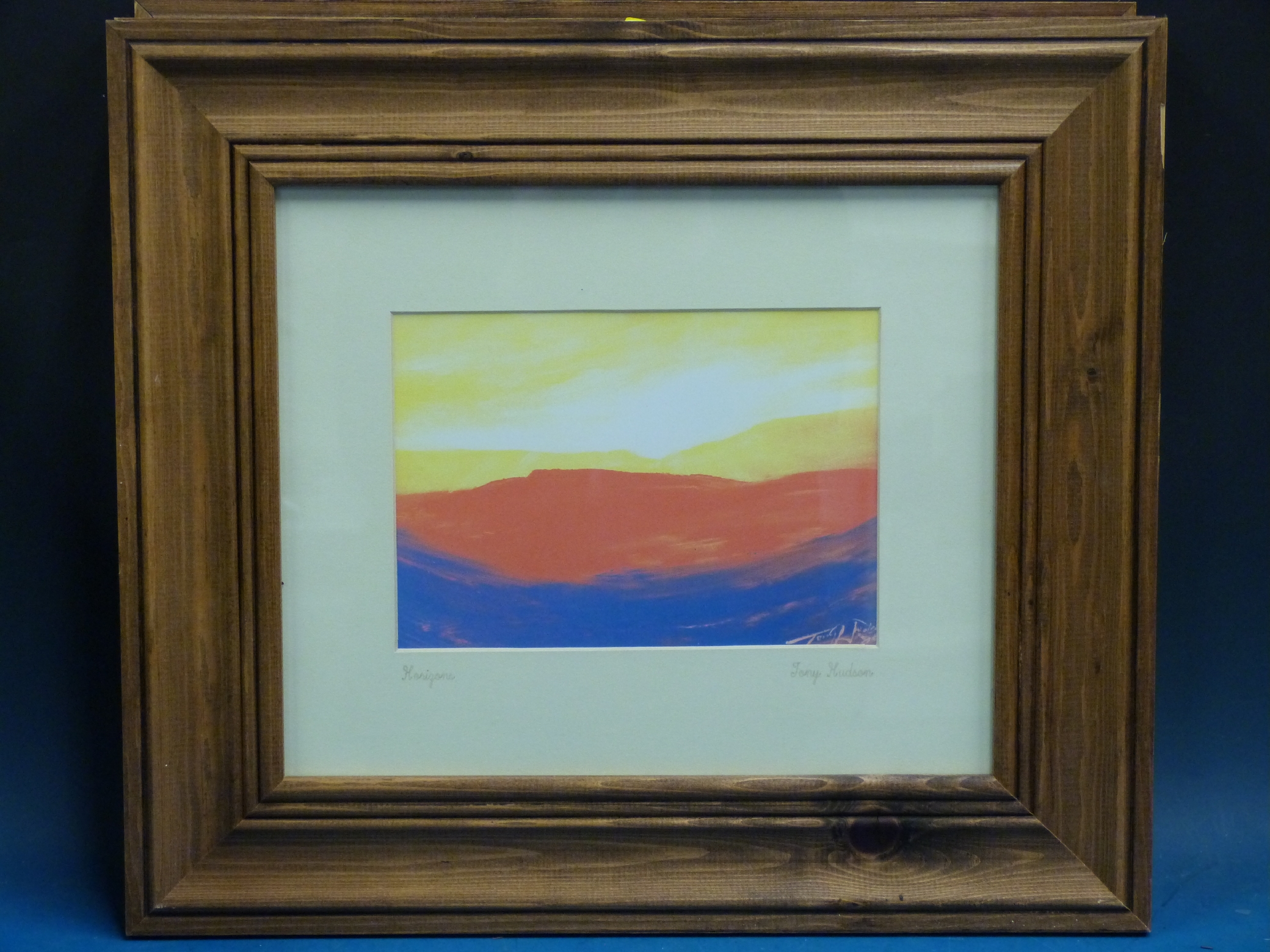 Four Tony Hudson African prints, watercolours, signed Ricado etc ...