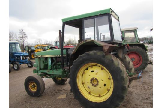 John Deere 3140 2wd Tractor with OPU Cab. Ser. No. 382500