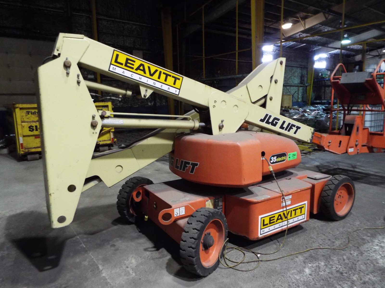 JGL LIFT N35 ELECTRIC BOOM LIFT WITH 500 LB. CAPACITY, 35' MAX ...