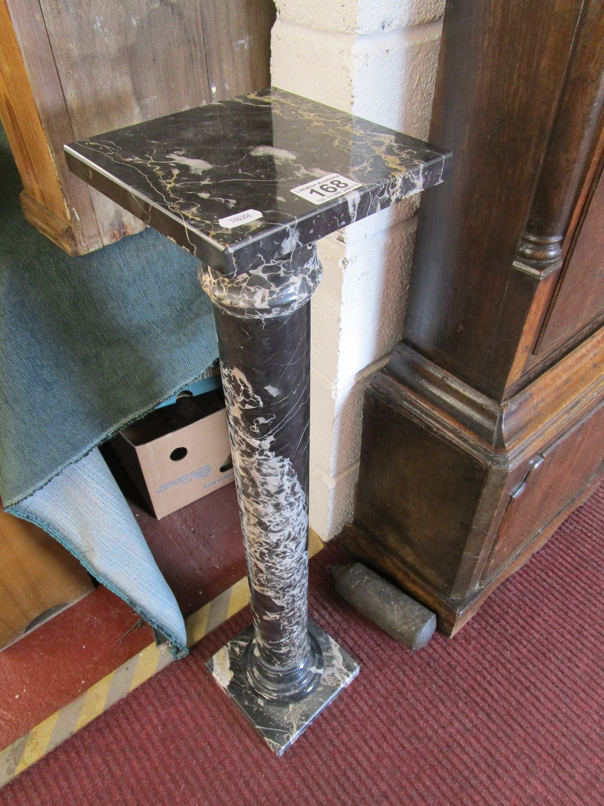 Marble plinth