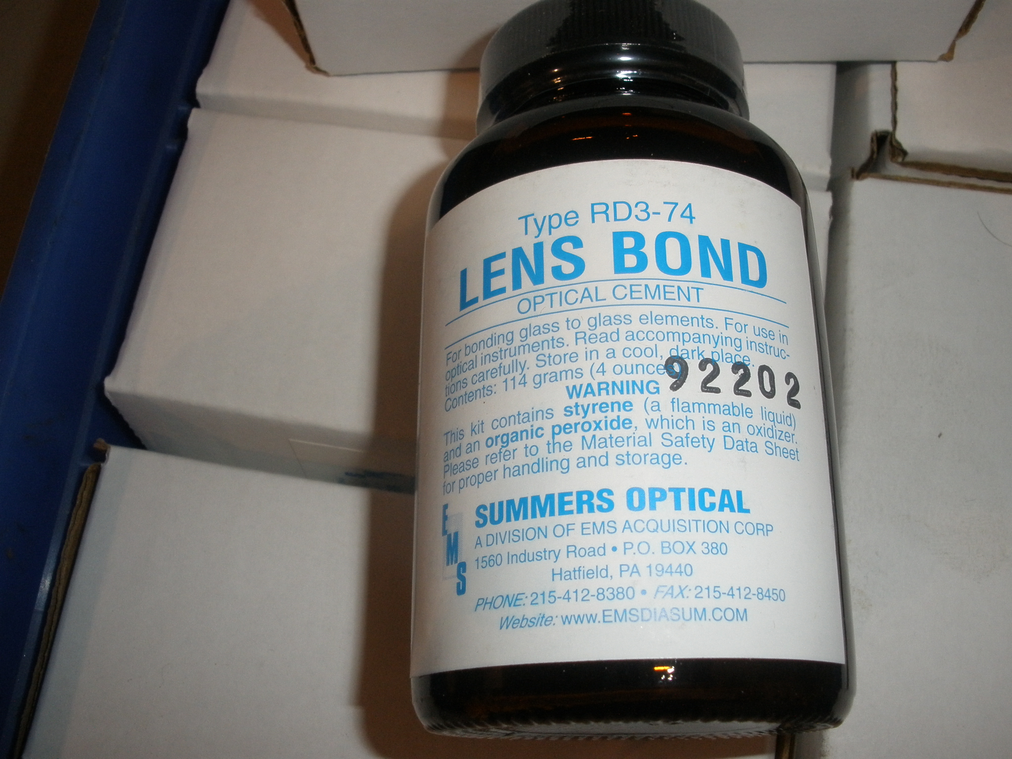 Lens Band Optical Cement RD3-74 Lot 10 Pcs. For Questions Call John 314 ...