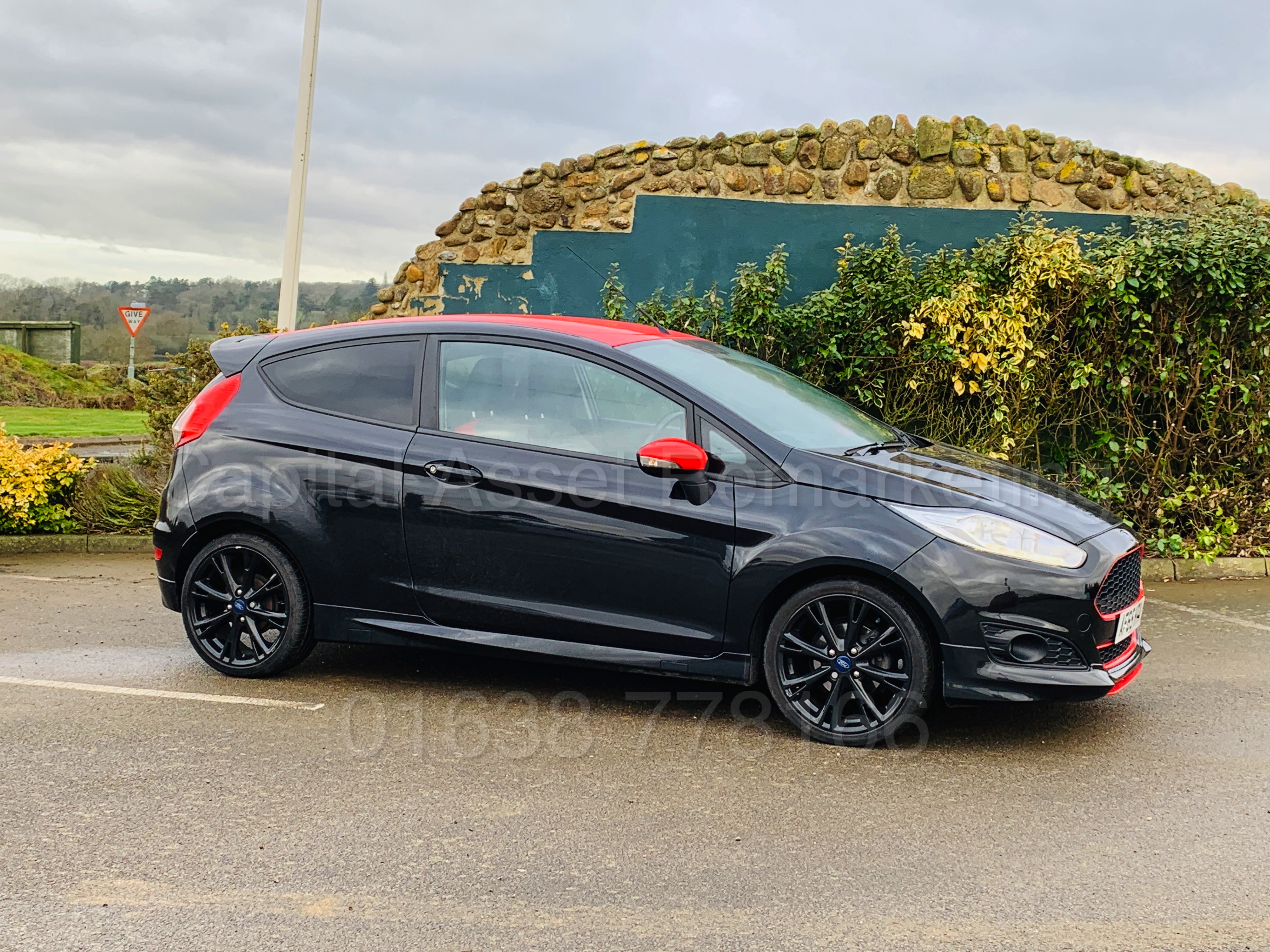 FORD FIESTA ZETEC S BLACK EDITION 25.09.2015 '65 REG' 3 DOOR 'SPORTY ...