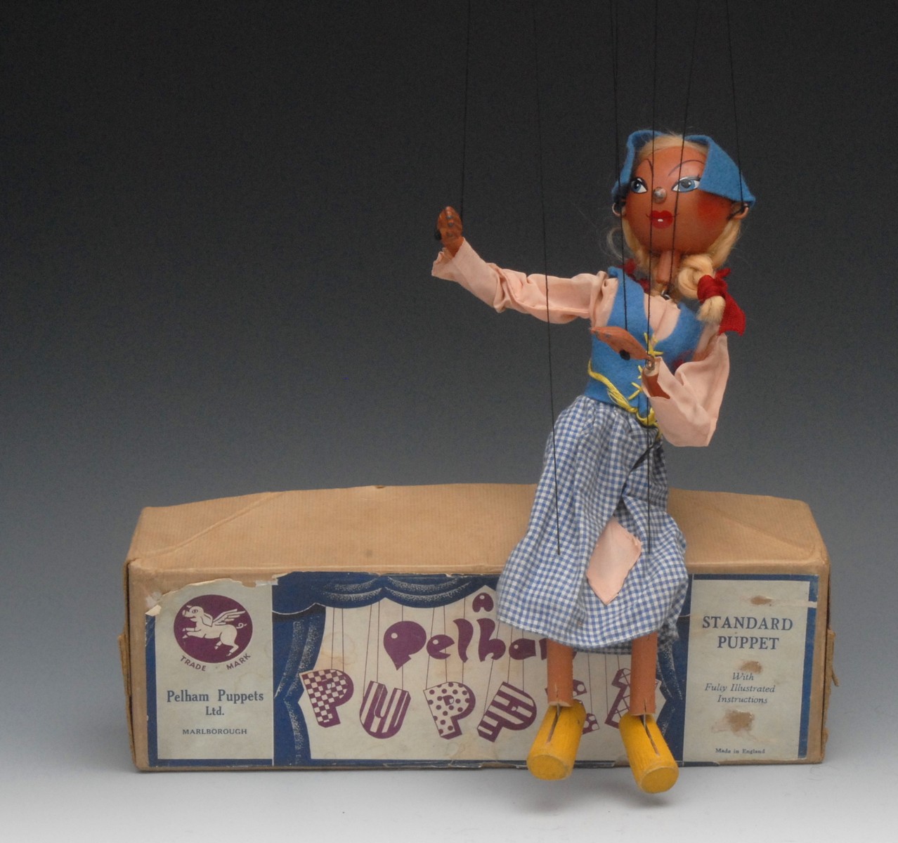 SS Dutch Girl - rare early version, Pelham Puppets SS Range, wooden ...