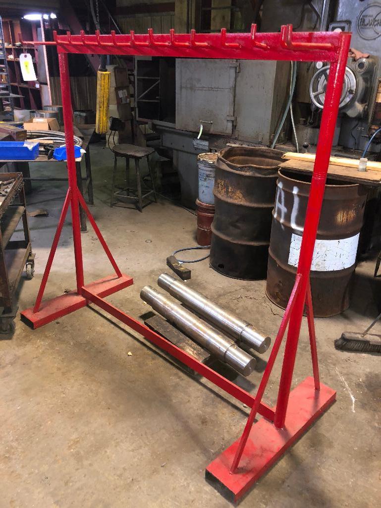 DESCRIPTION: ROPE AND SLING RACK 72" X 5'LOCATION: FRONT WAREHOUSEQTY: 1