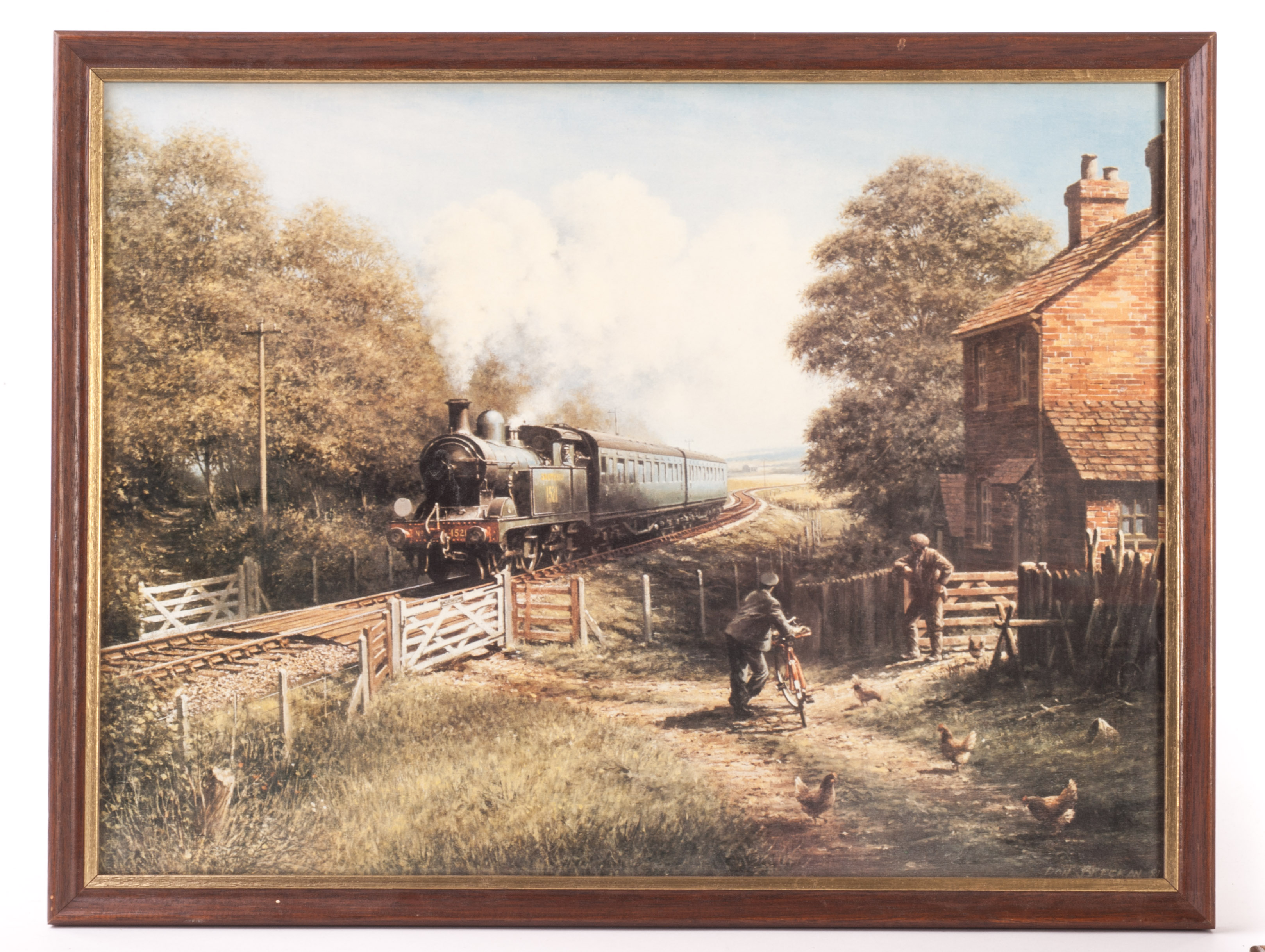 Don Breckon Framed Prints: Racing the Train’ with GWR Prairie on ...