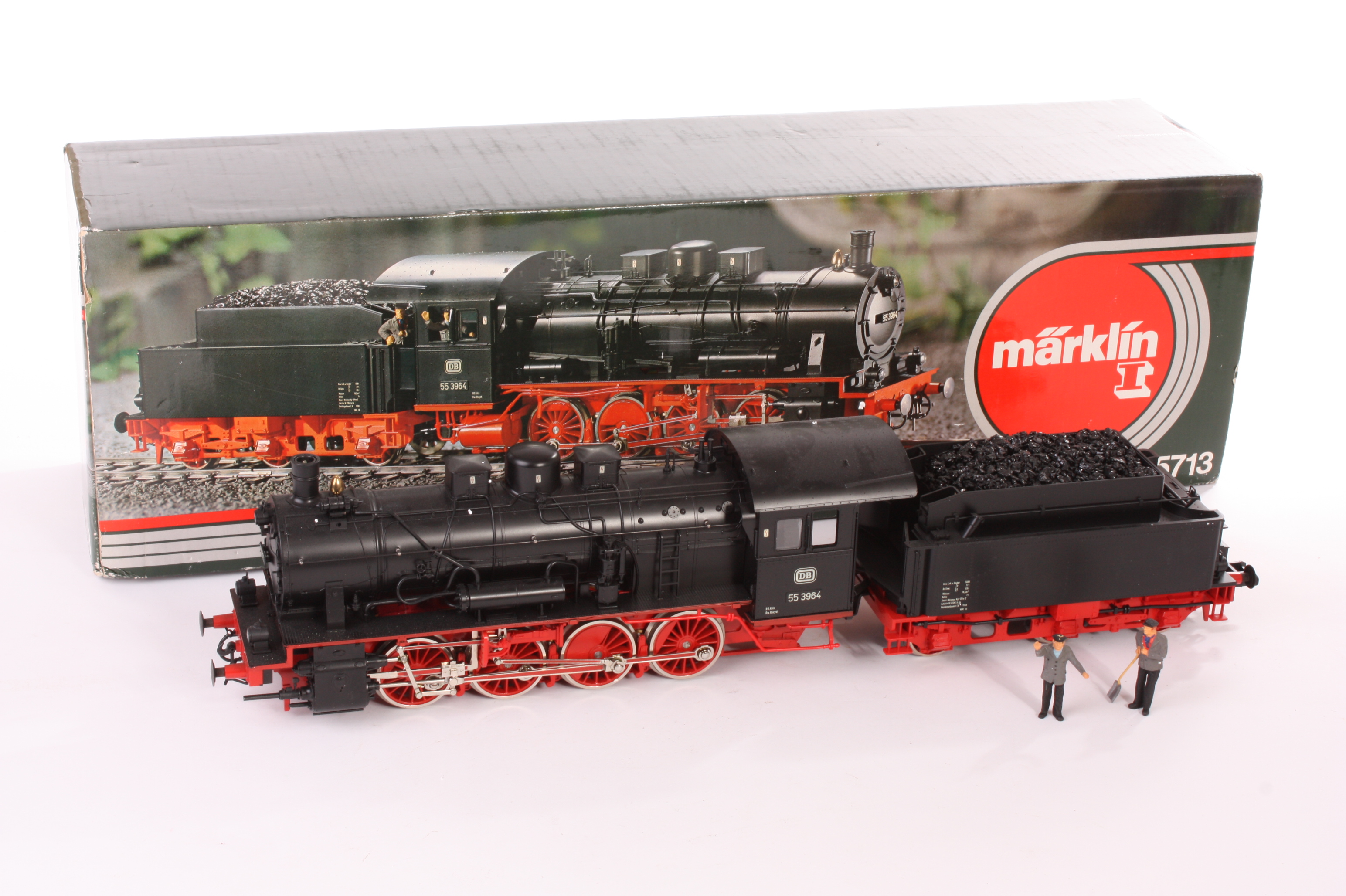 Märklin Gauge 1 0-8-0 locomotive and Tender: Reference 5713, Goods ...