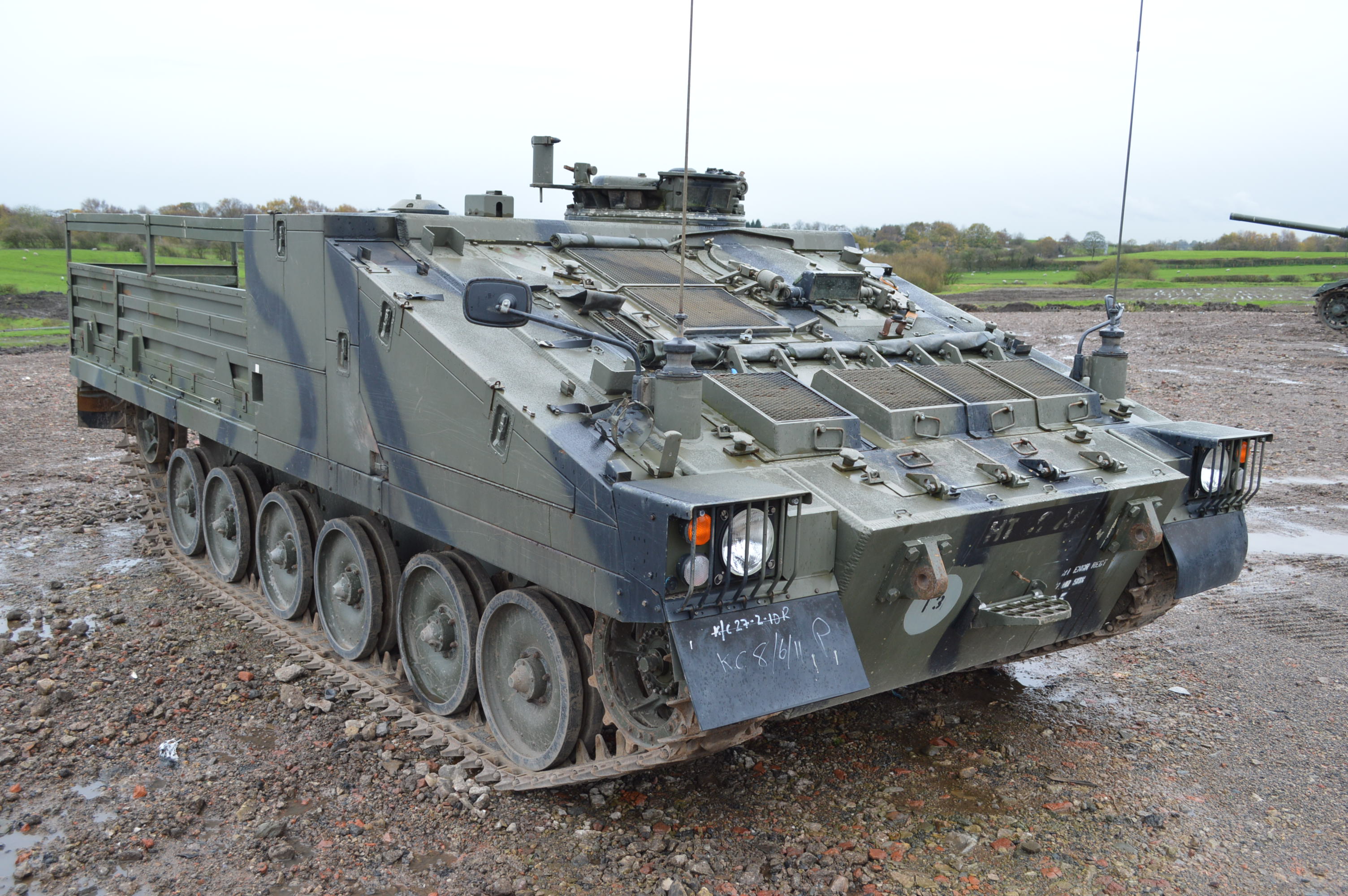 Alvis STORMER SHIELDER HIGH MOBILITY LOAD CARRIER, registration marking ...