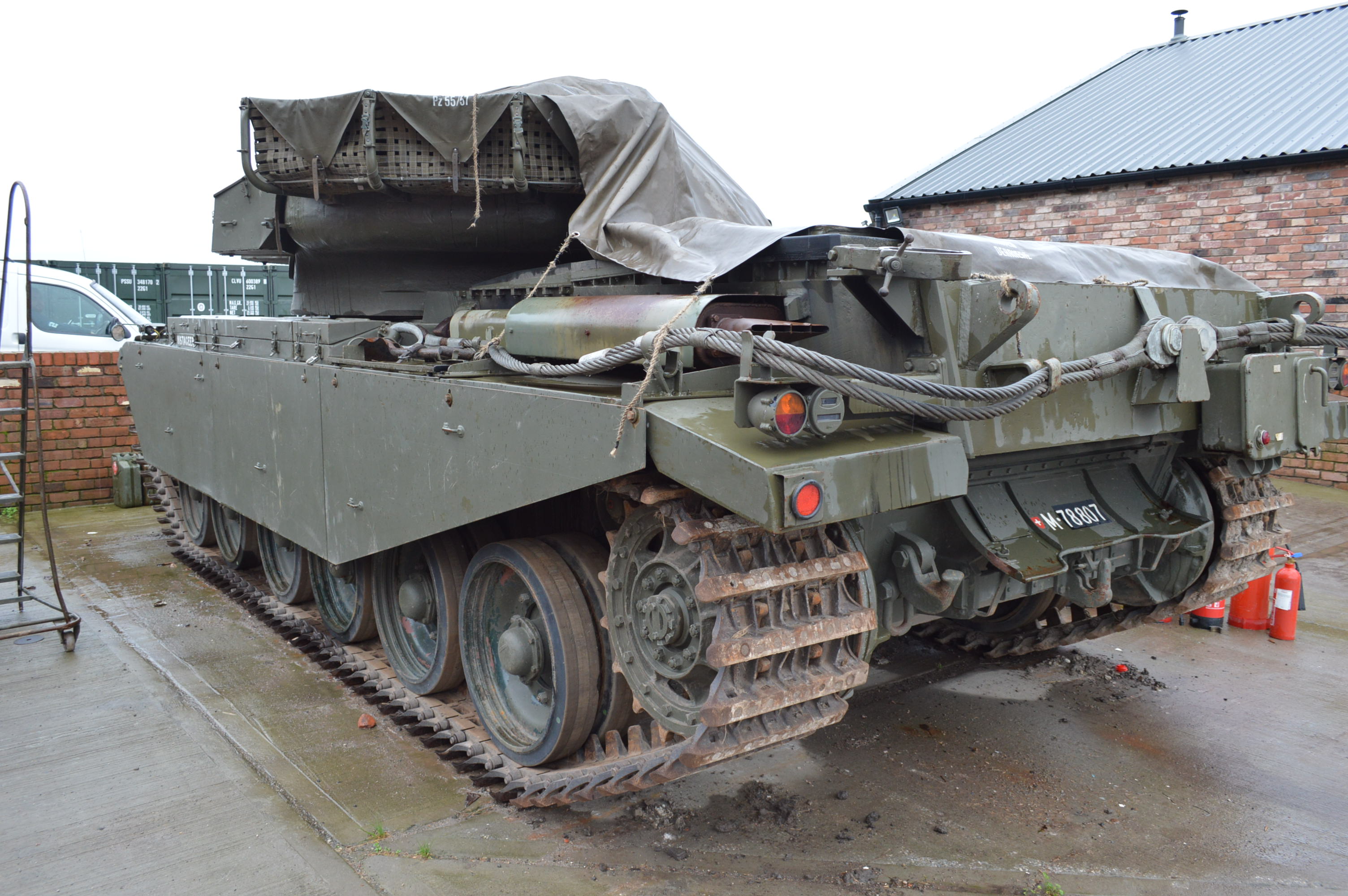 Centurion MK V/2 MAIN BATTLE TANK, registration marking 01-MS-30 ...