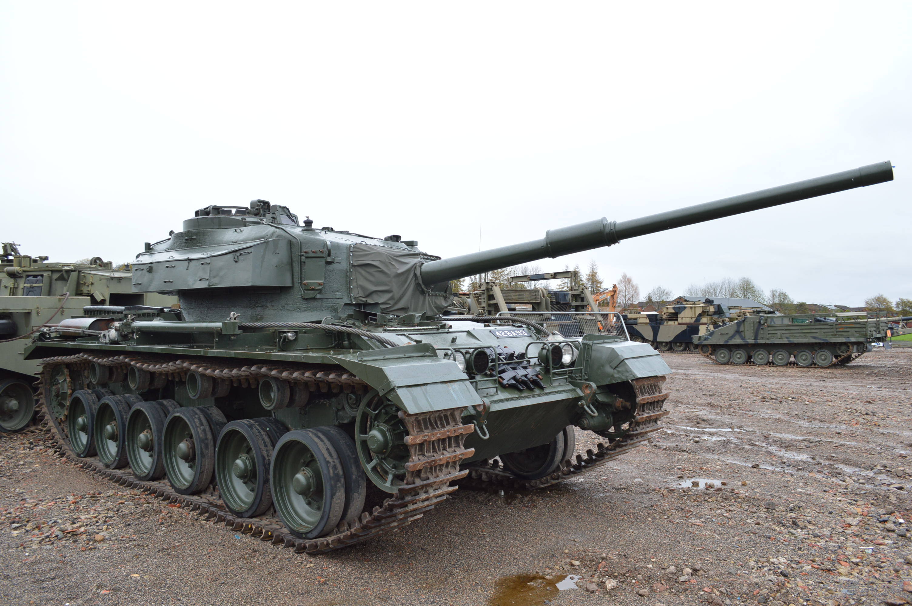 1953/1954 Centurion MK12 Model B MEDIUM GUN TANK, registration marking ...