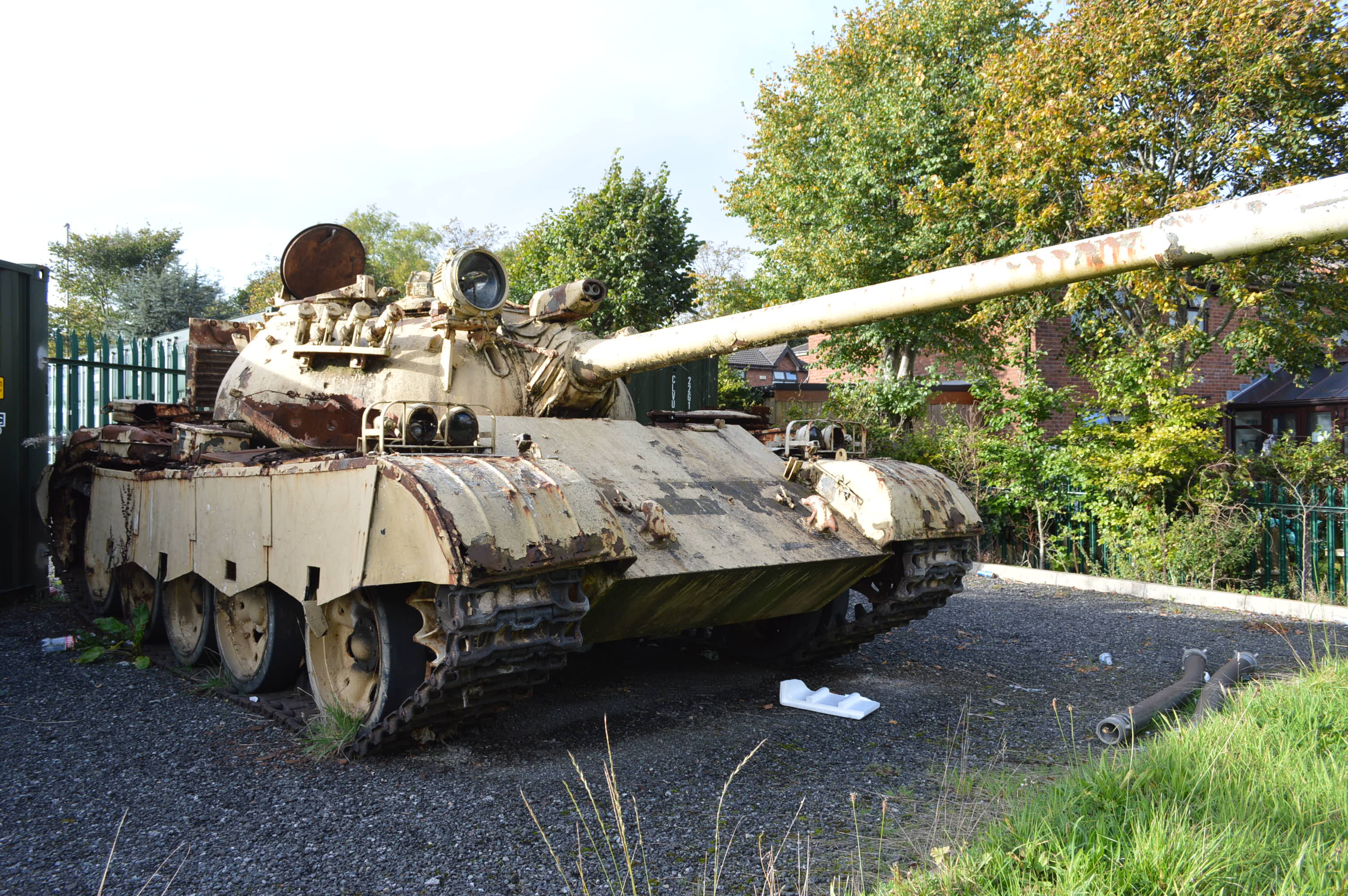 T69 Main Battle Tank, understood to be captured in Iraq – see plaque ...