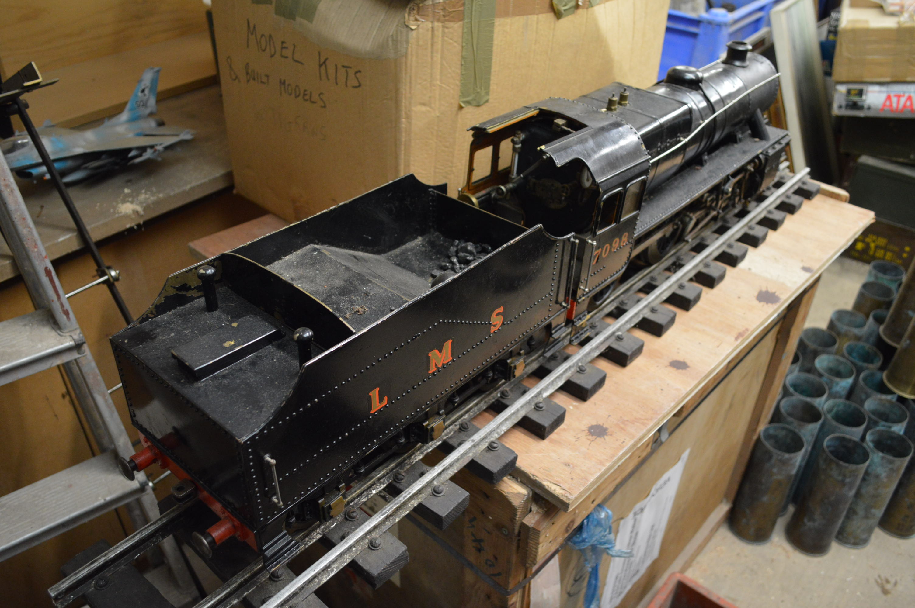 Princess Marina L.M.S. 2-6-0 Mogul Class COAL-FIRED MODEL STEAM TRAIN ...