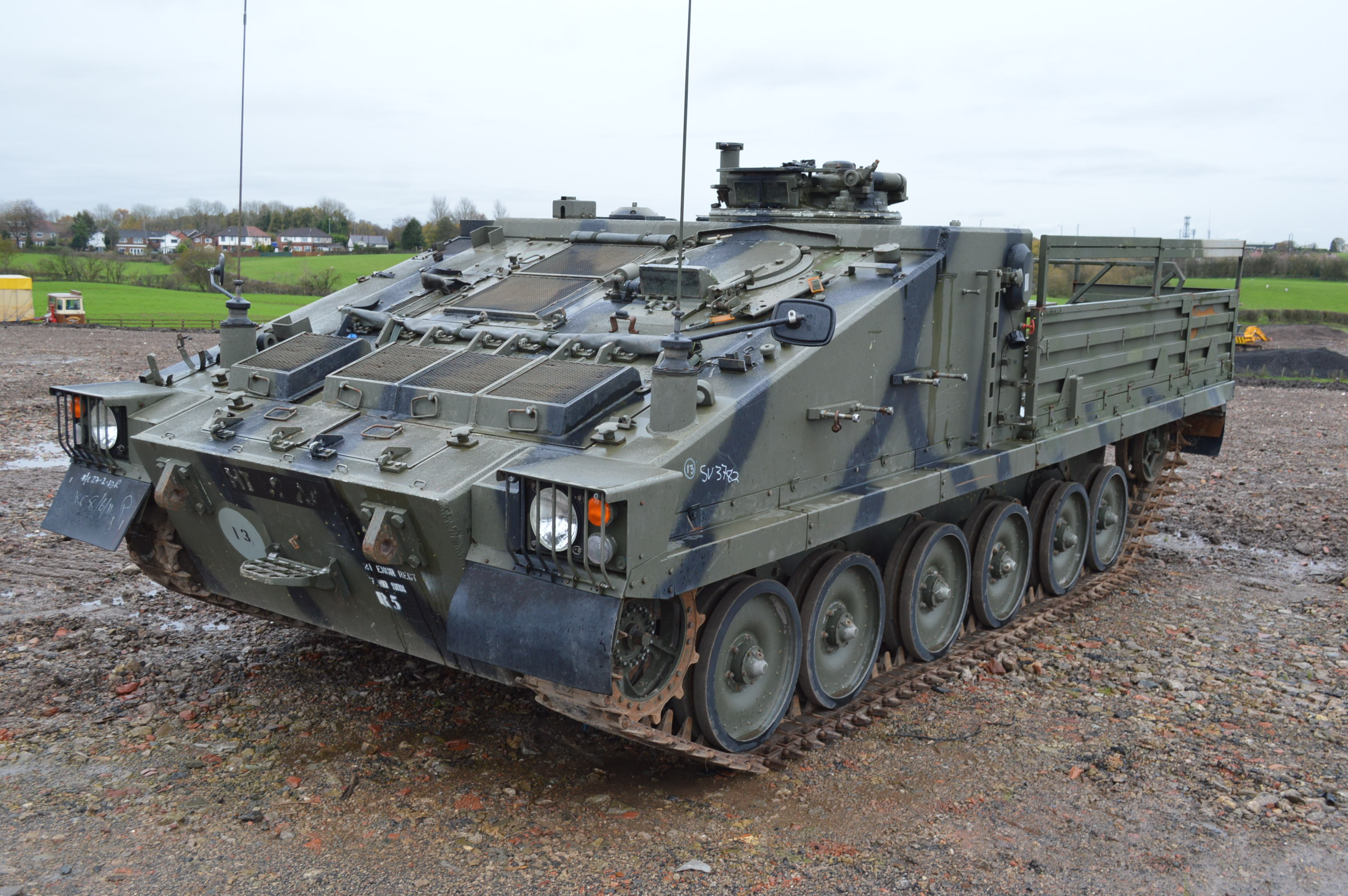 Alvis STORMER SHIELDER HIGH MOBILITY LOAD CARRIER, registration marking ...