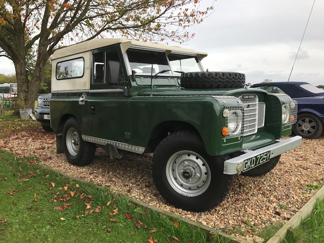 A short wheel base Land Rover, declared manufacture 1977 (as per V5 ...