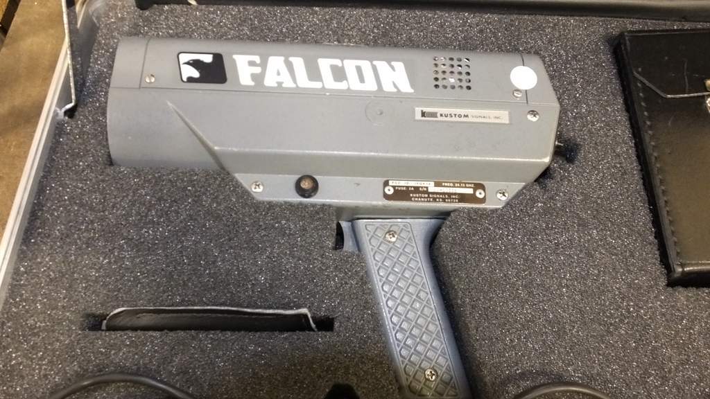 Falcon hand held traffic radar gun